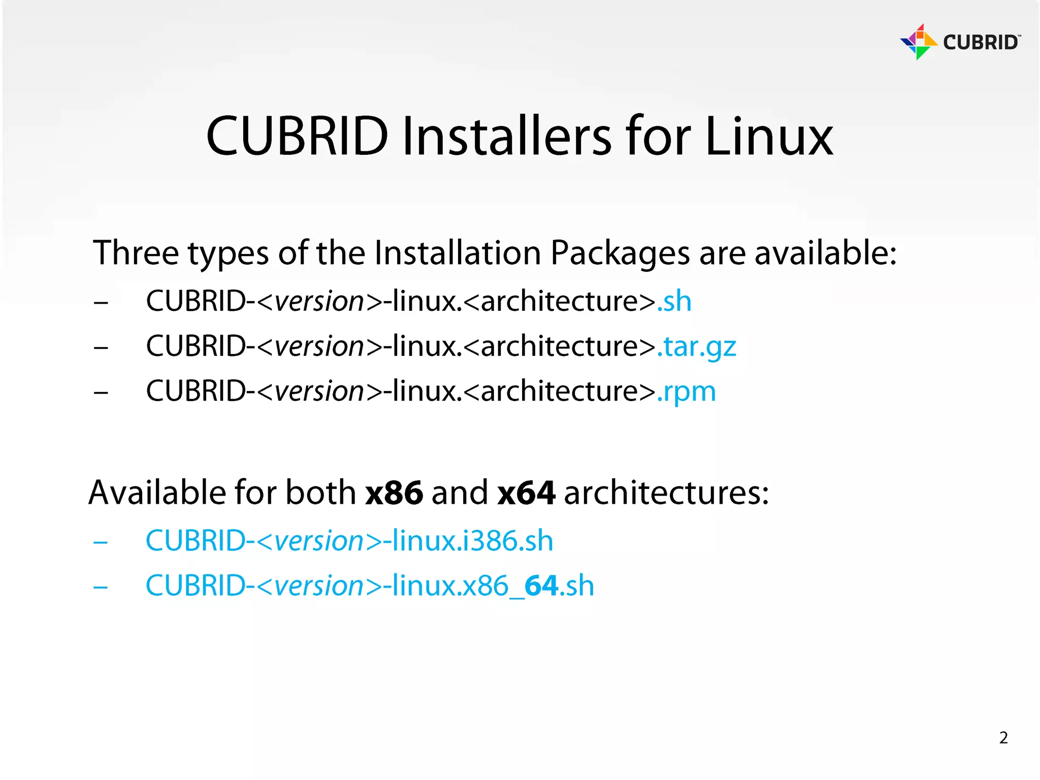 Installing CUBRID on Linux | PPT