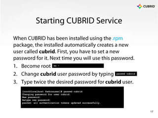 Installing CUBRID on Linux | PPT