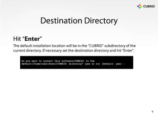 Installing CUBRID on Linux | PPT