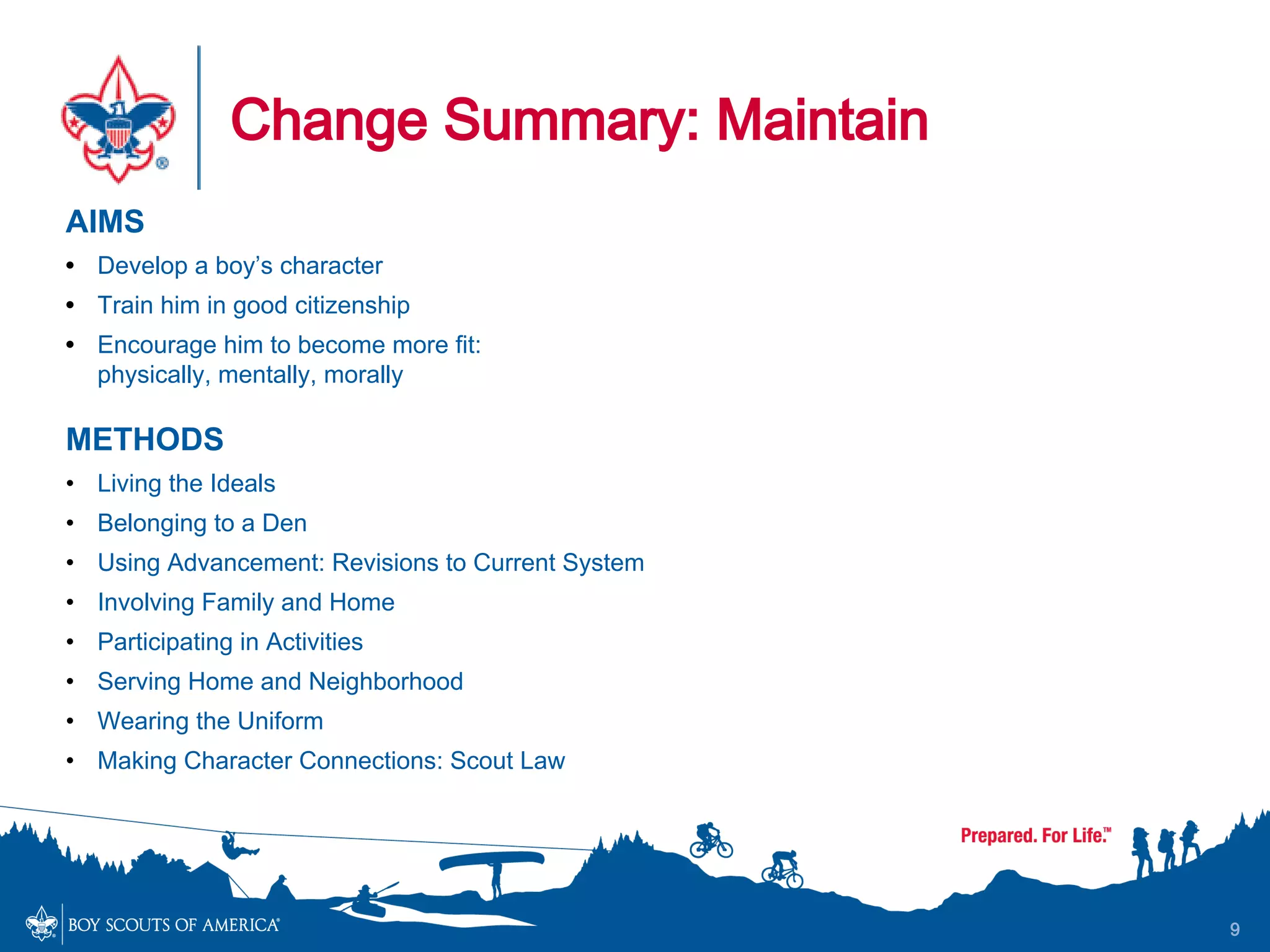 Cub Scout Program Changes - 2015 | PDF