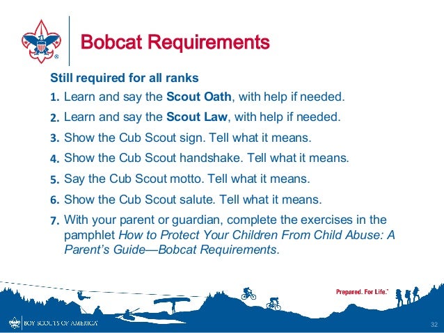 Cub Scout Program Changes - 2015 Cub Scout Program Changes - 2015