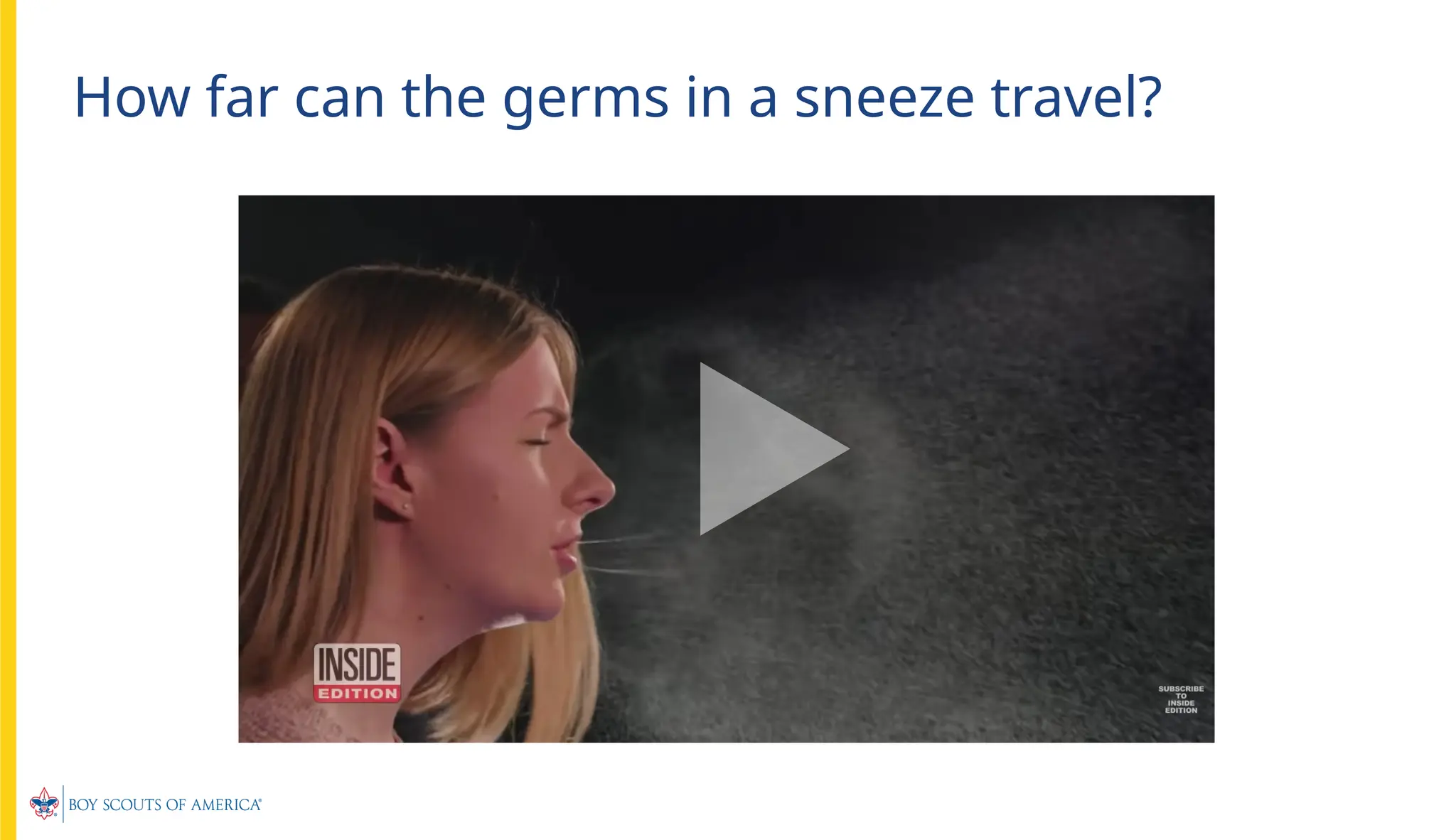 Cub Scouts Germs Alive Adventure Loop Presentation | PPT