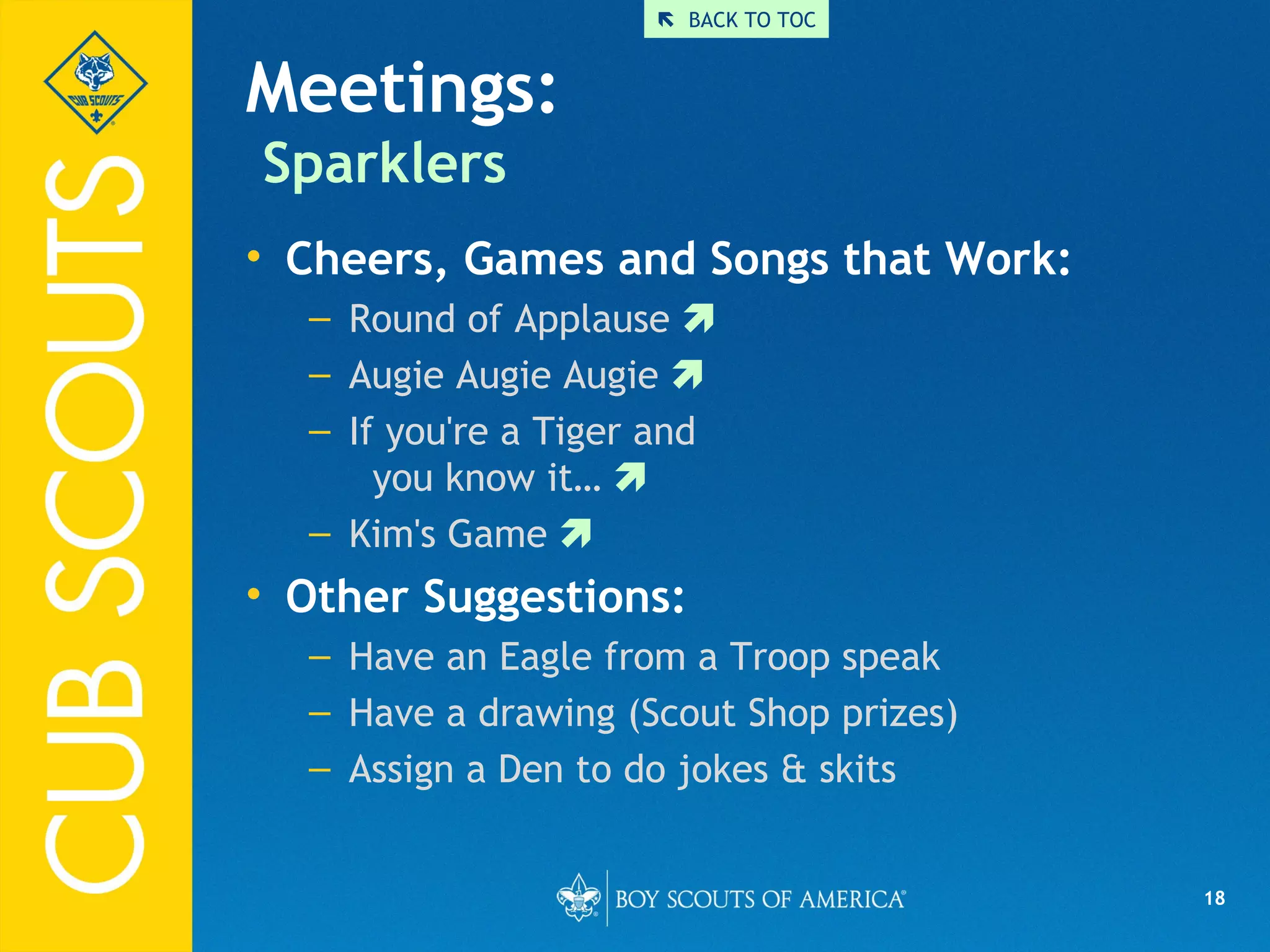 Cubmaster's Toolbox | PPT