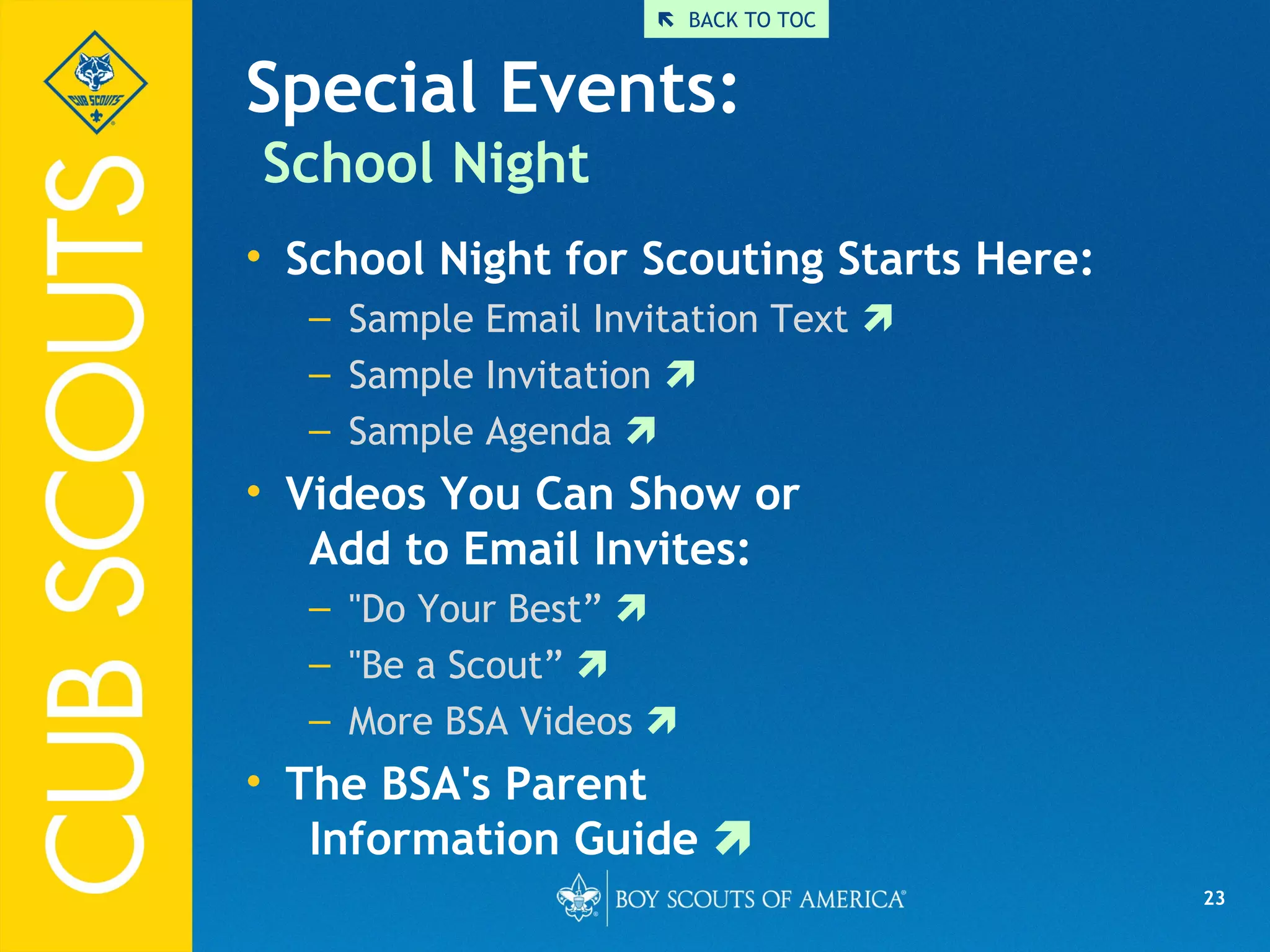 Cubmaster's Toolbox | PPT