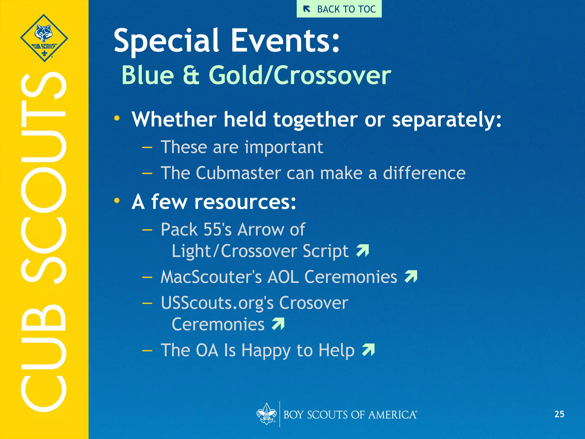 Cubmaster's Toolbox | PPT