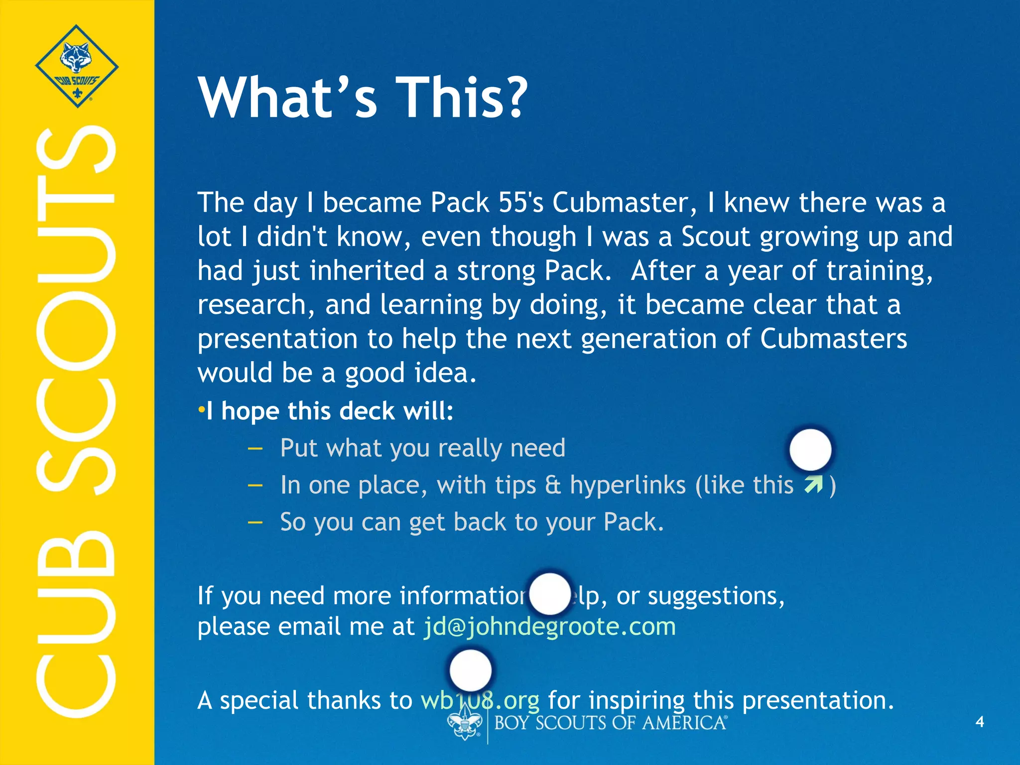 Cubmaster's Toolbox | PPT