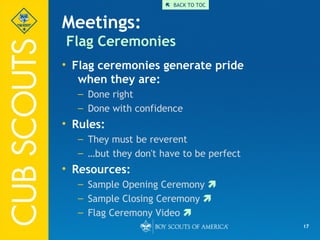 Cubmaster's Toolbox | PPT