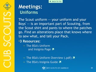 Cubmaster's Toolbox | PPT