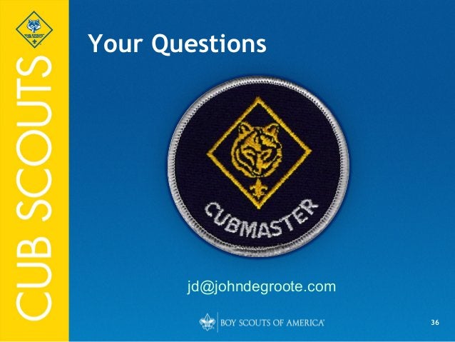 Cubmaster's Toolbox | PPT