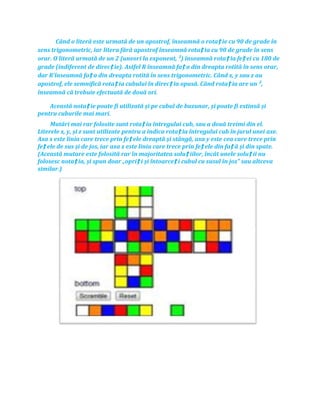Cubul rubik | DOCX