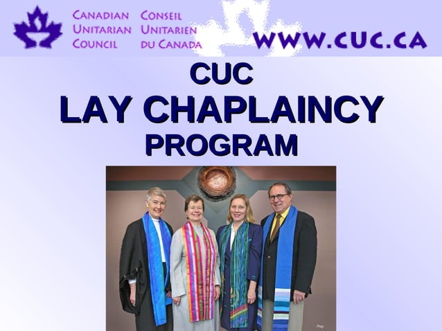 CUC Lay Chaplaincy Introduction | PPT