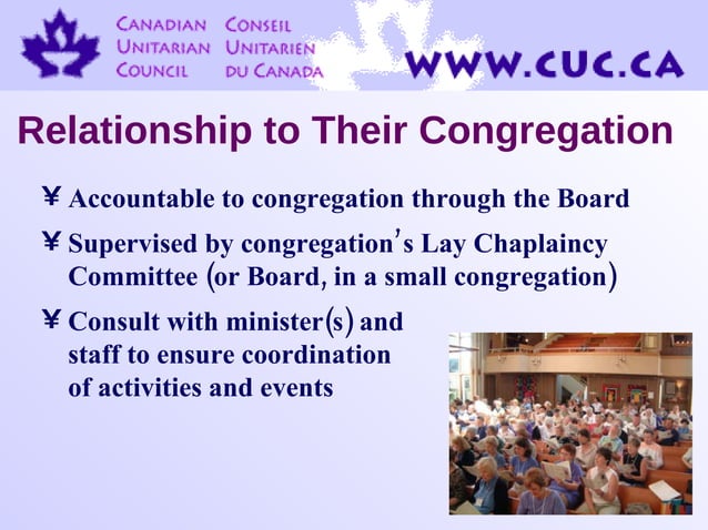 CUC Lay Chaplaincy Introduction | PPT