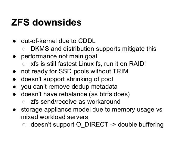 ZFS (on Linux) - use your disks in best possible ways