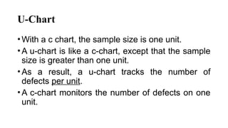 C and U Control Chart for Nonconformities | PPTX