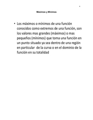 maximos y minimos | DOCX