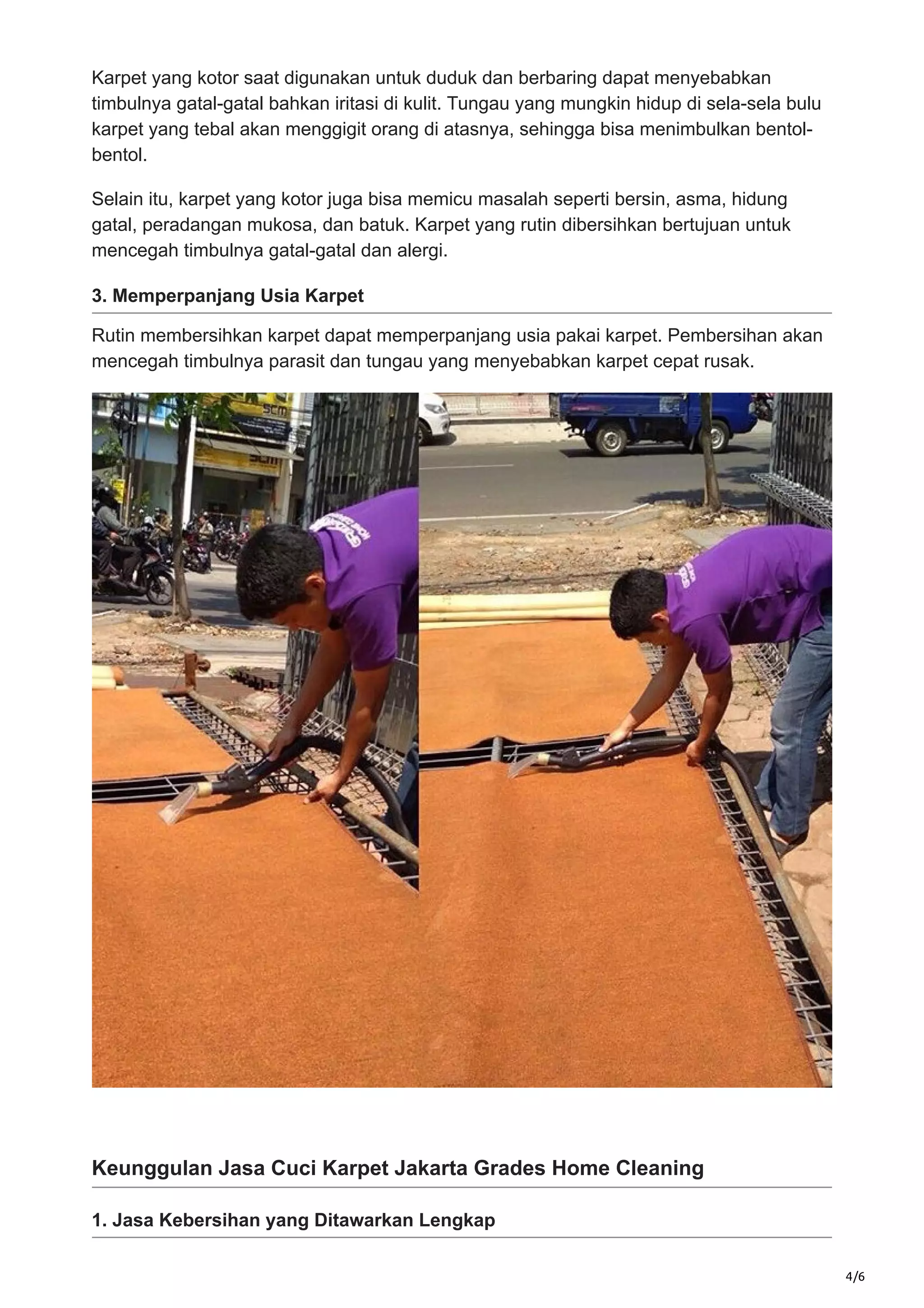 Cuci karpet jakarta | PDF