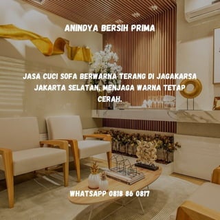 Cuci Sofa Berwarna Terang di daerah Jagakarsa Jakarta Selatan | PDF