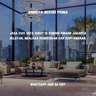 Cuci Sofa Sudut di daerah Pondok Pinang Jakarta Selatan | PDF