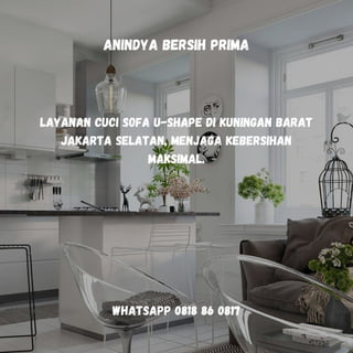 Cuci Sofa U-Shape di daerah Kuningan Barat Jakarta Selatan.PDF