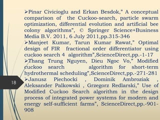 Cuckoo Optimization ppt | PPTX