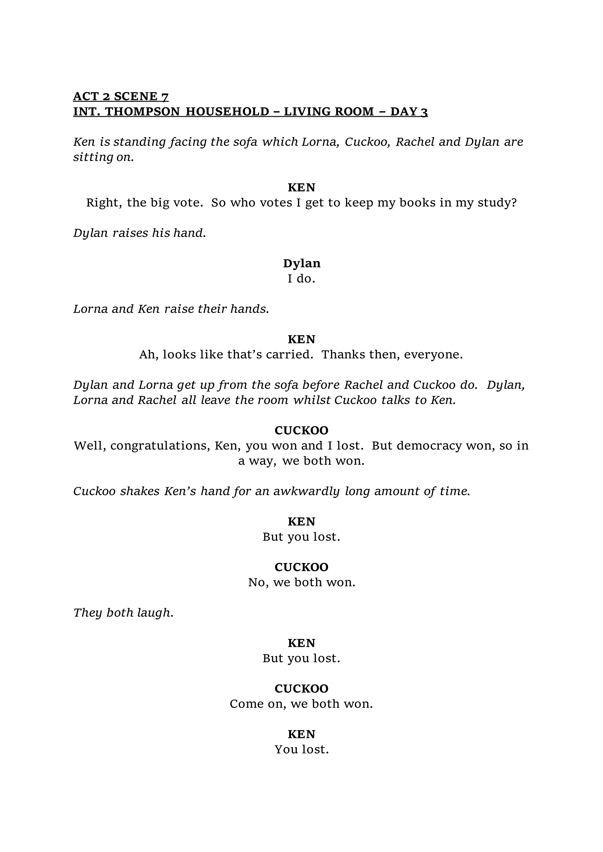Cuckoo s1ep2 script | DOCX