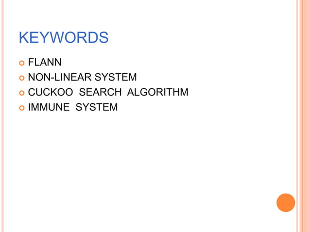 Cuckoo search algorithm | PPT
