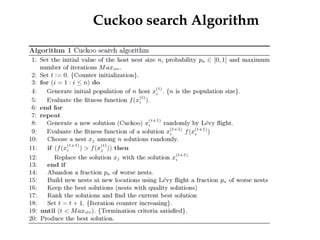 Cuckoo search | PPTX