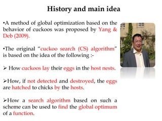 Cuckoo search | PPTX