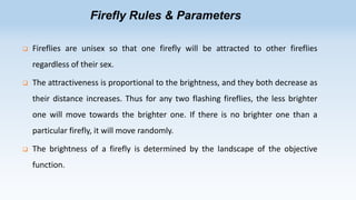 Cuckoo Search & Firefly Algorithms | PPTX