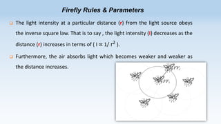 Cuckoo Search & Firefly Algorithms | PPTX