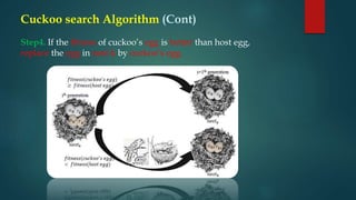 Cuckoo Search Algorithm (CSA) (Swarm Intelligence) | PPTX