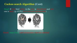 Cuckoo Search Algorithm (CSA) (Swarm Intelligence) | PPTX | Birdwatching | Hobbies & Interests