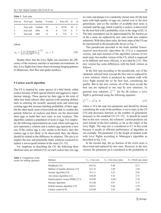 Cuckoosearchalgorithmfortheselectionofoptimalmachiningparametersinmillingoperations | PDF