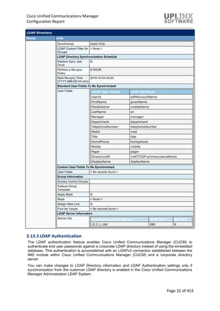 Cucm configuration and setep guide for a site | PDF