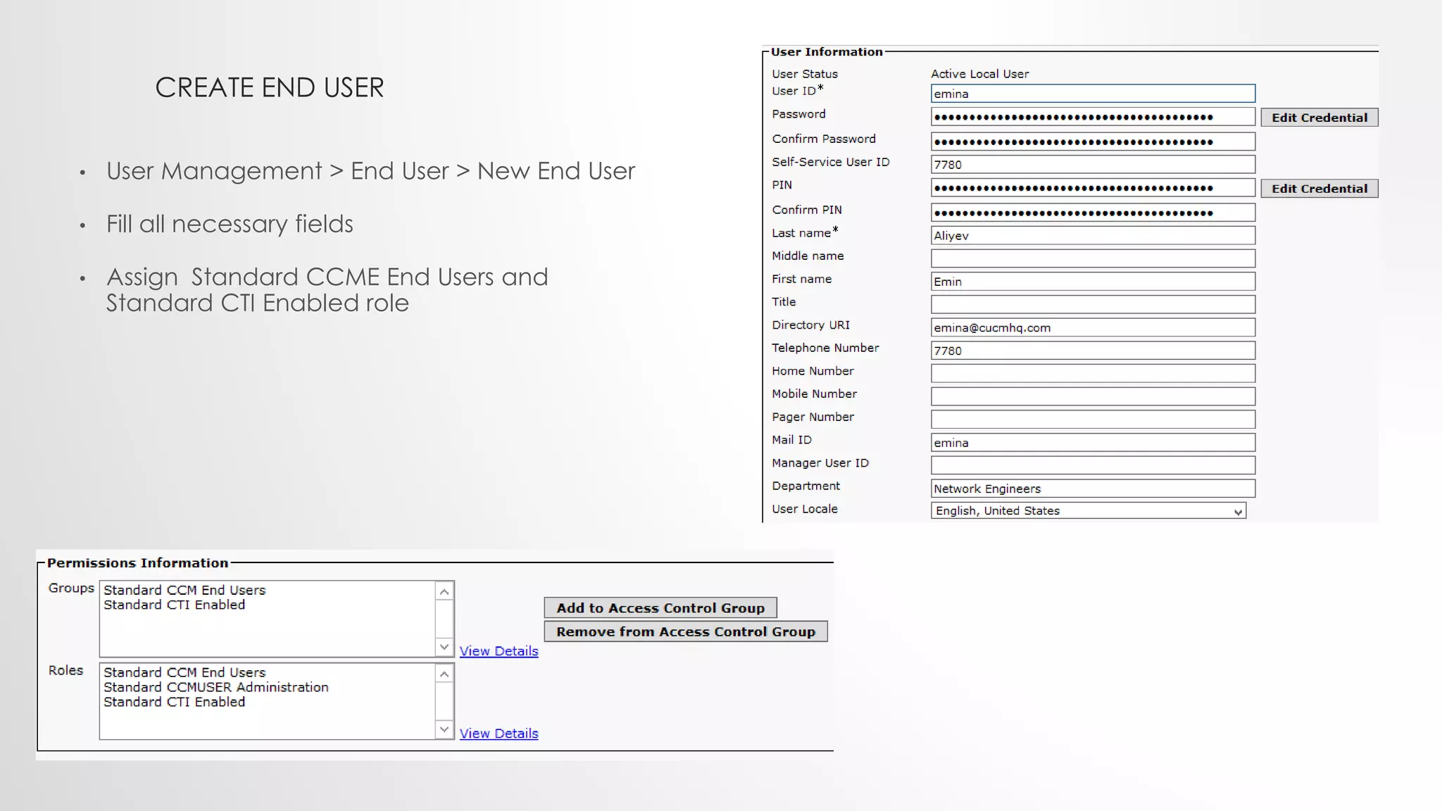 Cucm and im&presence server integration | PPTX