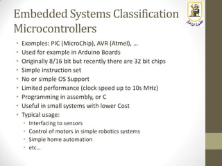 Embedded Systems: Lecture 2: Introduction to Embedded Systems | PDF