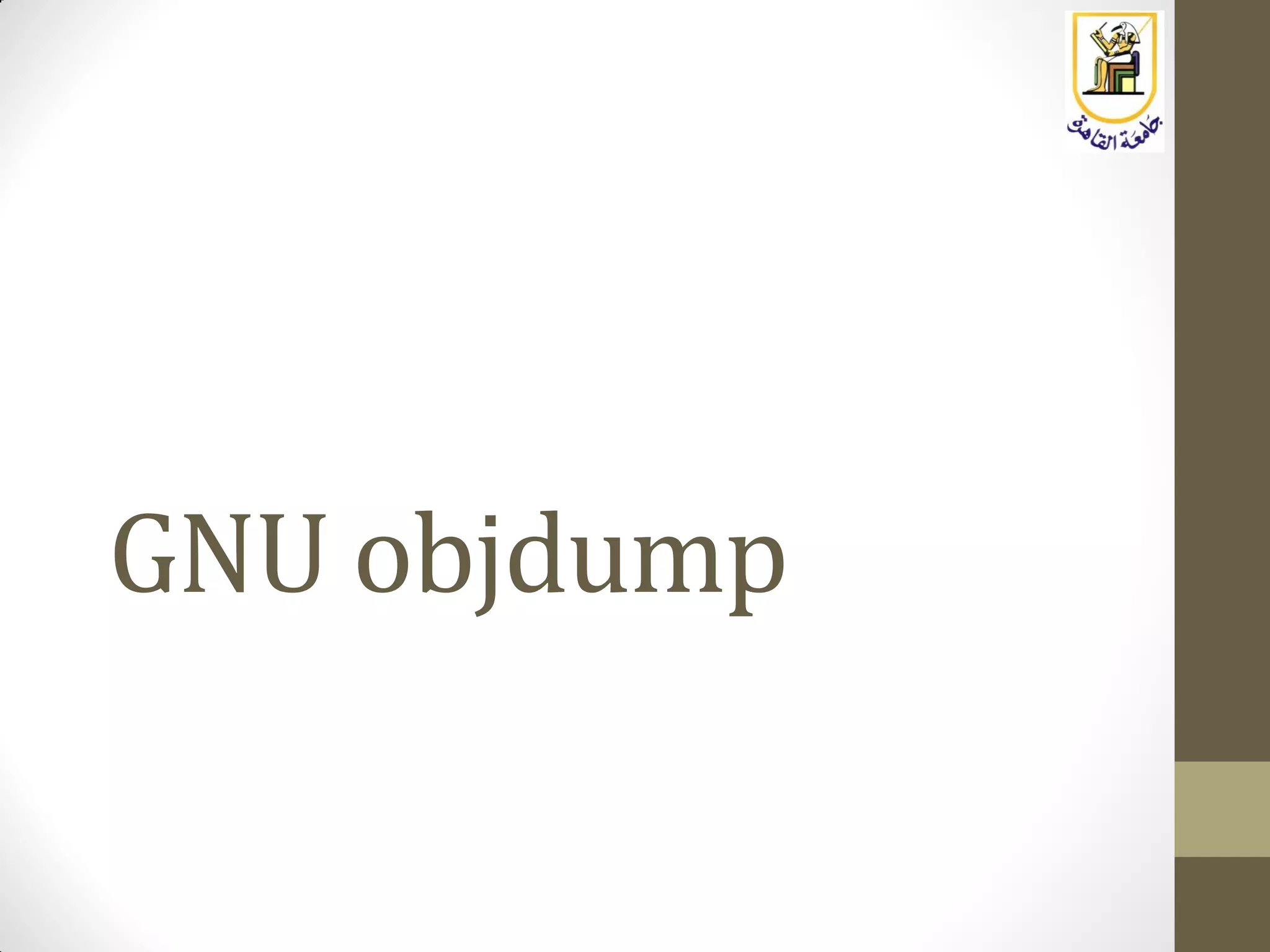 Embedded Systems: Lecture 14: Introduction to GNU Toolchain (Binary Utilities) | PDF