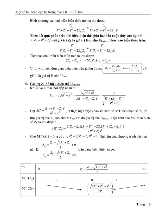 Cuc tri trong dien xoay chieu.10356 | PDF