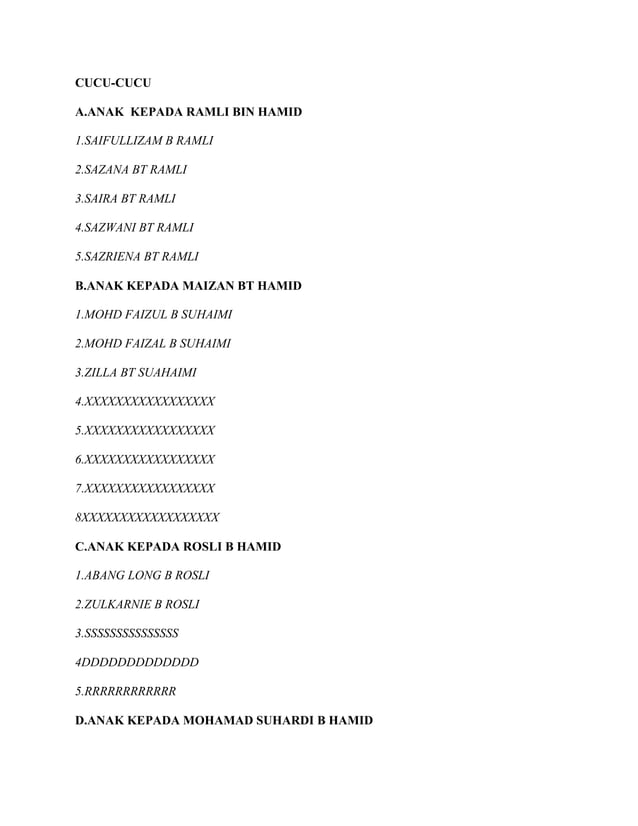 Cucu cicit | PDF | Free Download