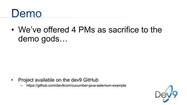 Automated Testing with Cucumber, PhantomJS and Selenium | PPT