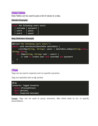 Master Cucumber cheat sheet for testing .pdf