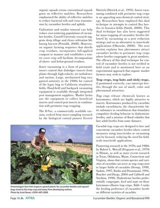 Cucumber Beetles: Organic and Biorational Integrated Pest Management | PDF