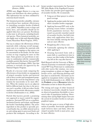 Cucumber Beetles: Organic and Biorational Integrated Pest Management | PDF