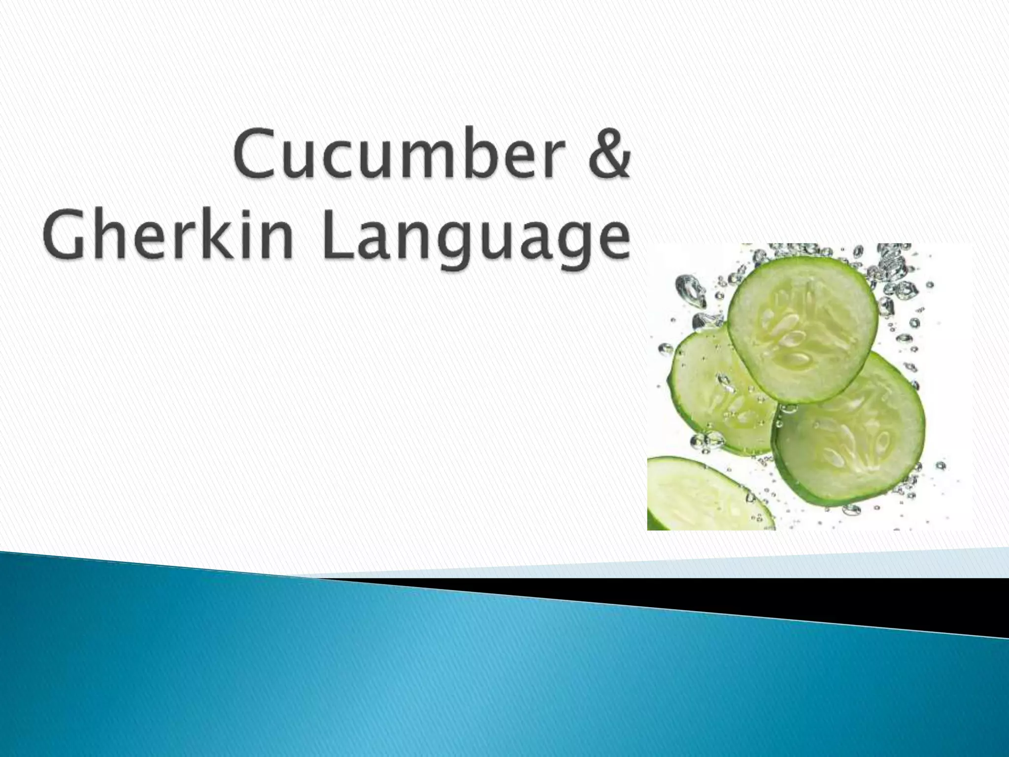 Cucumber & gherkin language | PPSX