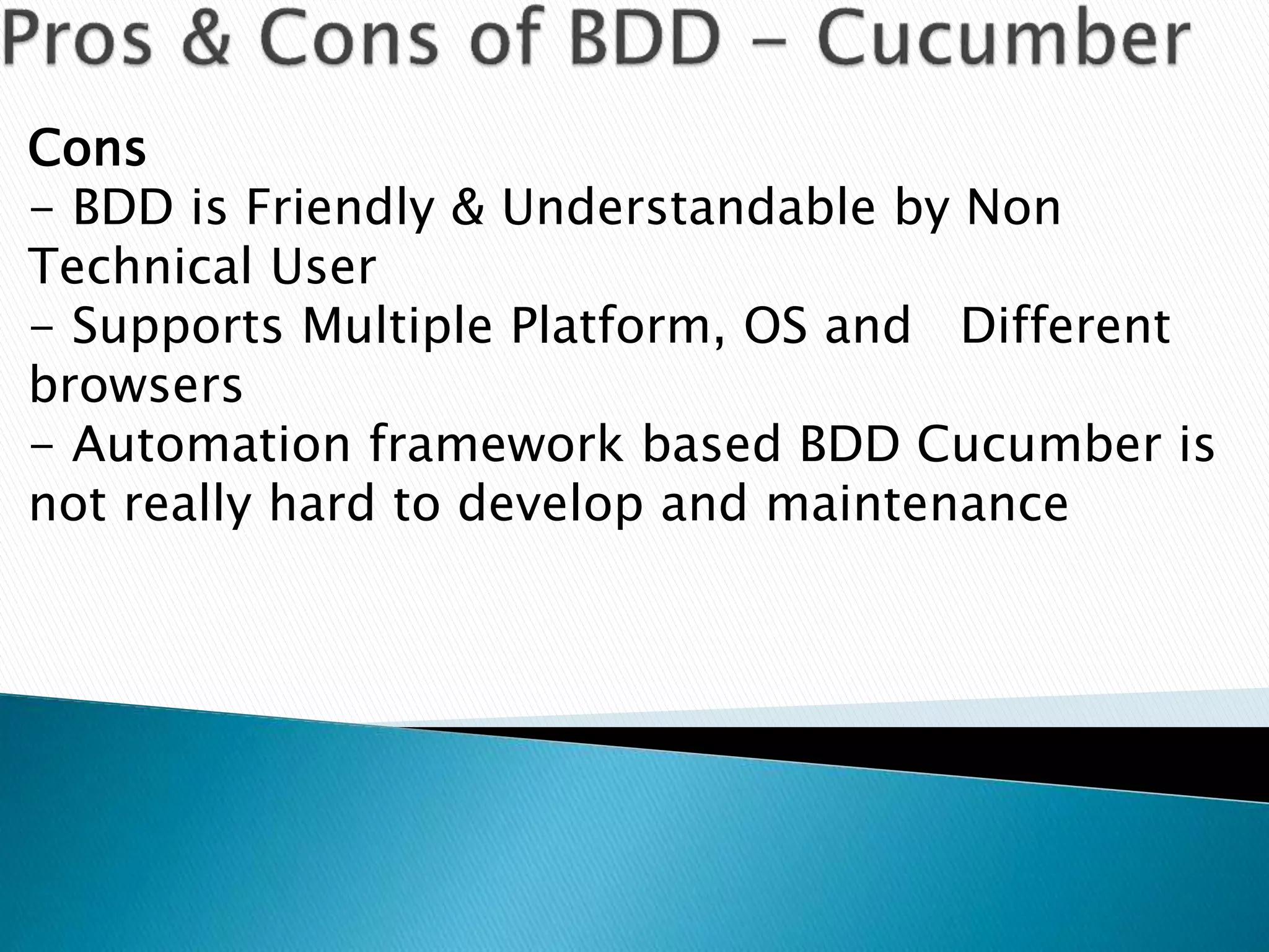 Cucumber & gherkin language | PPSX