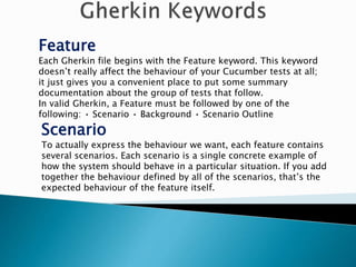 Cucumber & gherkin language | PPSX