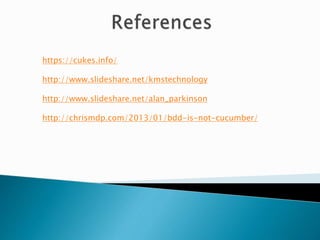 Cucumber & gherkin language | PPSX