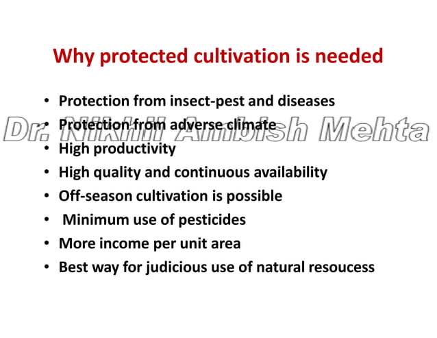 Cucumber Cultivation in Protected Farming | PDF