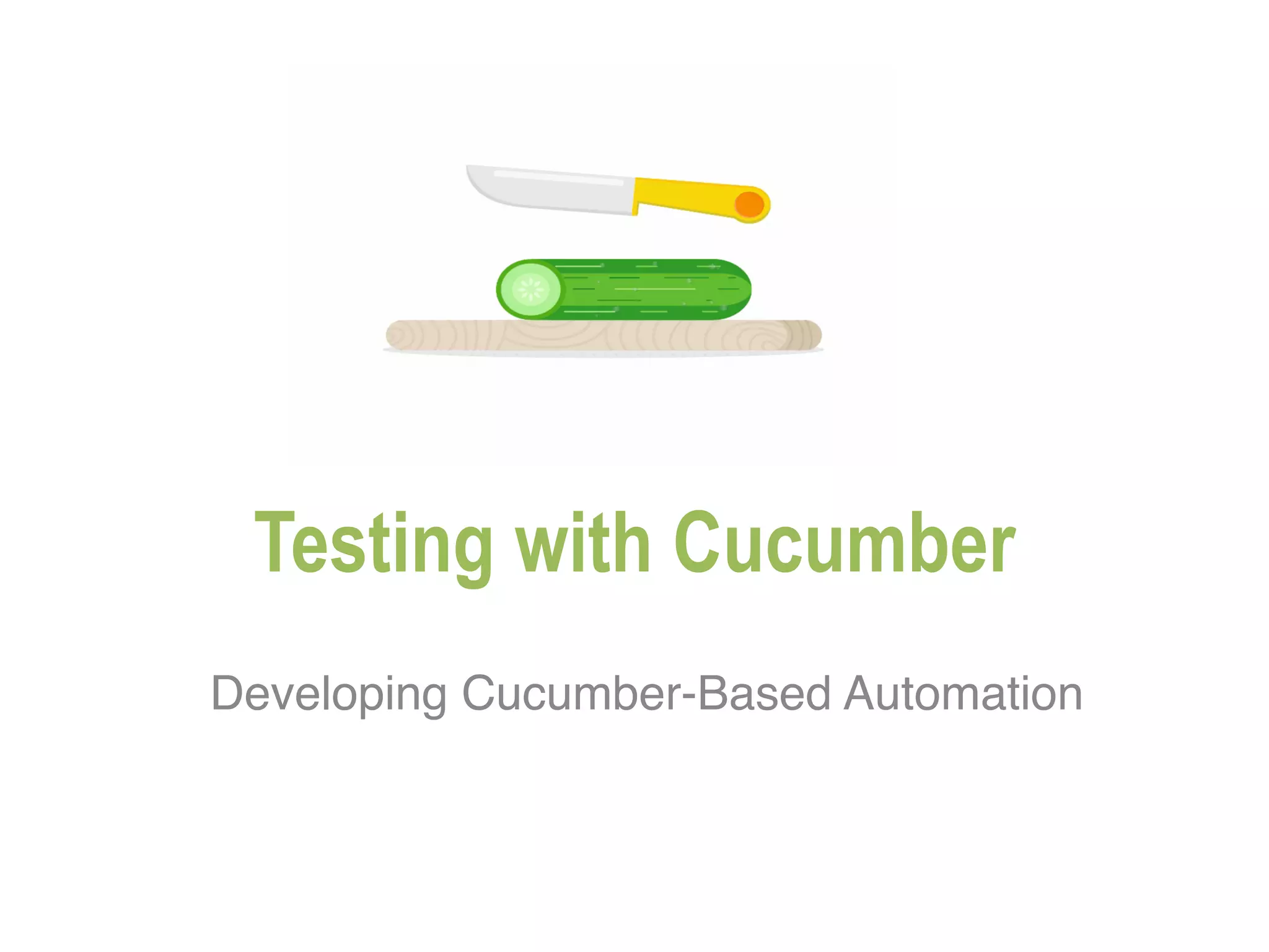 Cucumber ppt | PDF