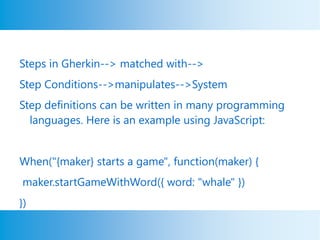 Cucumber presentation | PPT